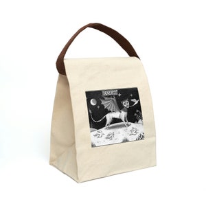 Hangry Canvas Lunch Bag With Strap - Etsy