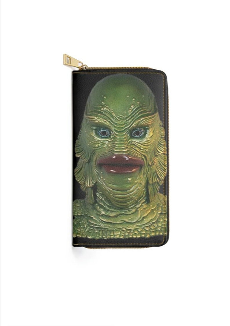 Monster Zipper Wallet - Etsy