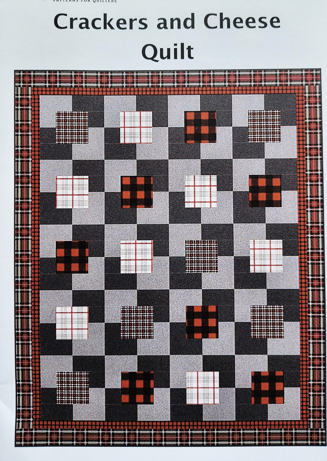 Beginner Quilt Pattern, Crackers & Cheese Quilt Pattern 57 X 69 - Etsy