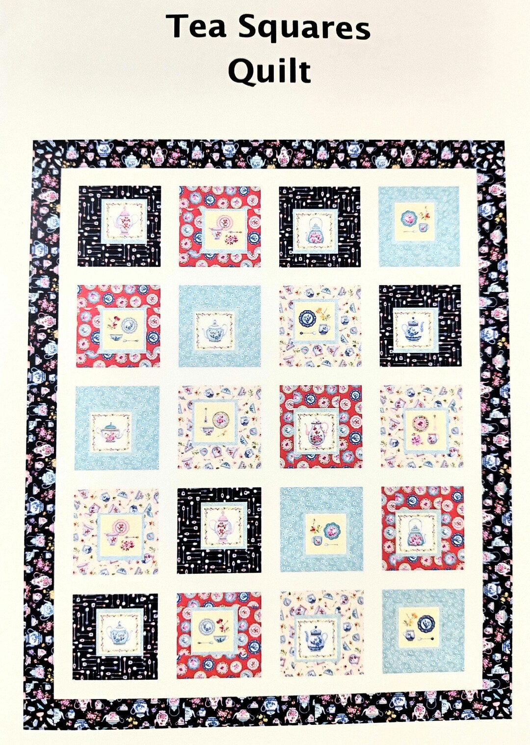 Tea Squares by Ladeebug Design 52 X 63 Great for Beginners (pattern ...