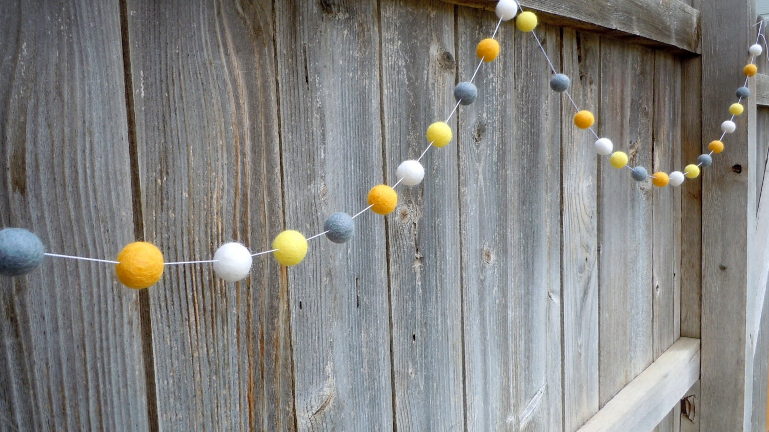 Yellow Garland Gender Neutral Nursery Decor Gender Neutral - Etsy