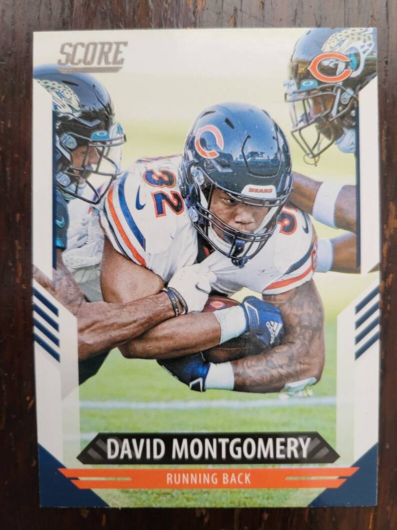 Chicago Bears Birthday Card With a Detachable Trading Card - Etsy