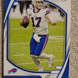 Buffalo Bills Birthday Card Featuring Josh Allen or Jim Kelly on a ...