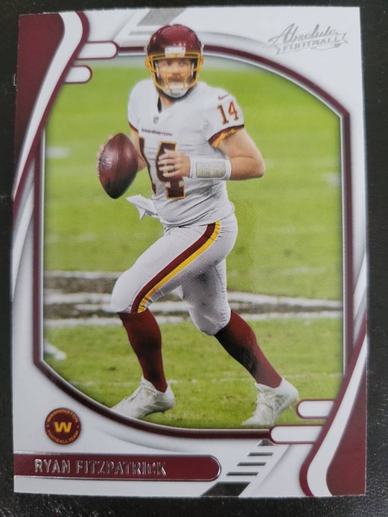 Washington Commanders Birthday Card With a Detachable Trading Card ...