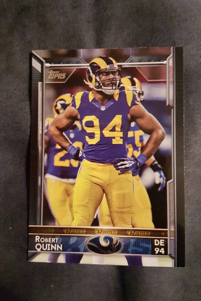 Los Angeles Rams Birthday card with Aaron Donald or Jared Goff | Etsy