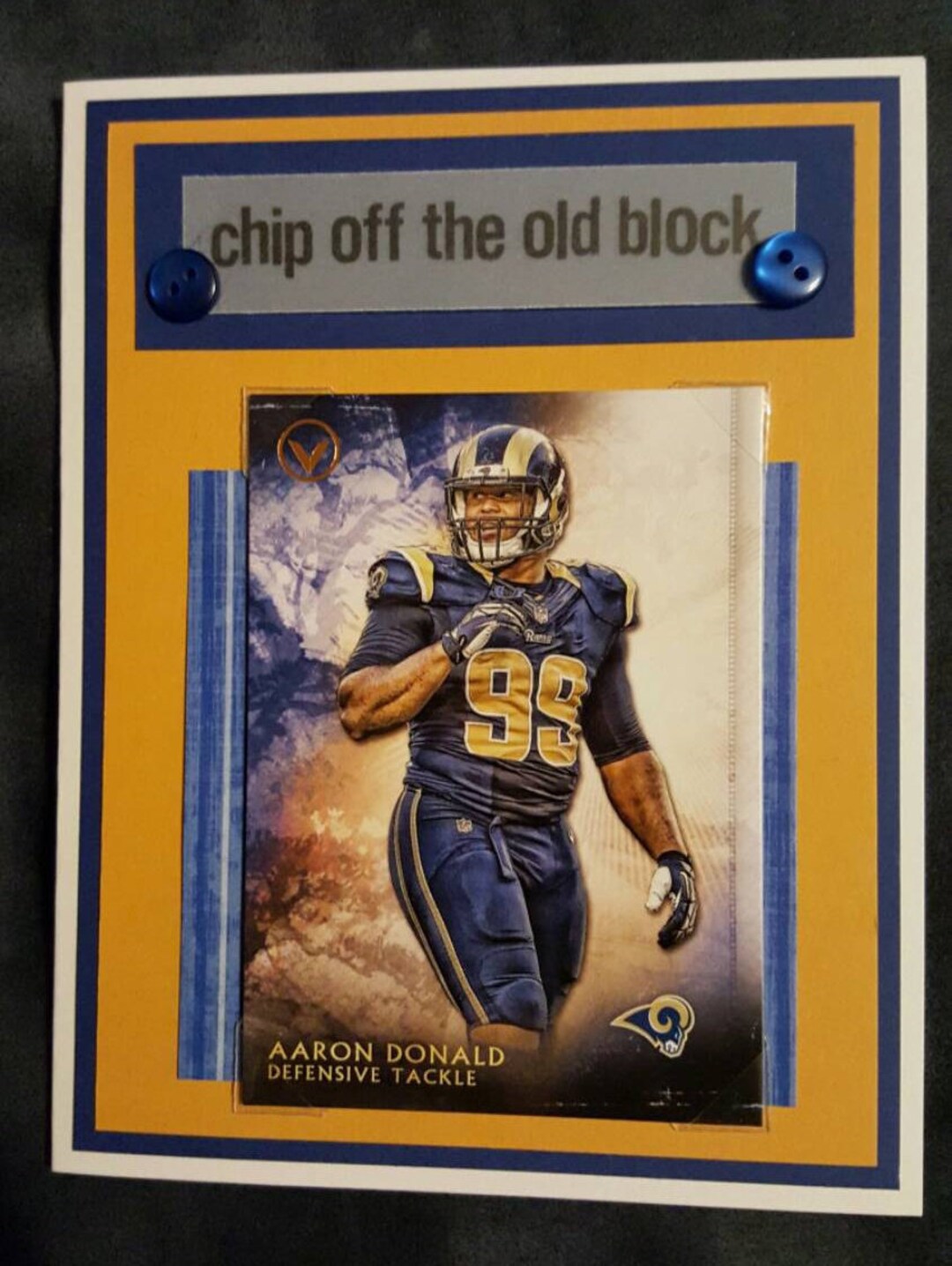 Los Angeles Rams Birthday Card With Tyler Higbee on a Detachable ...