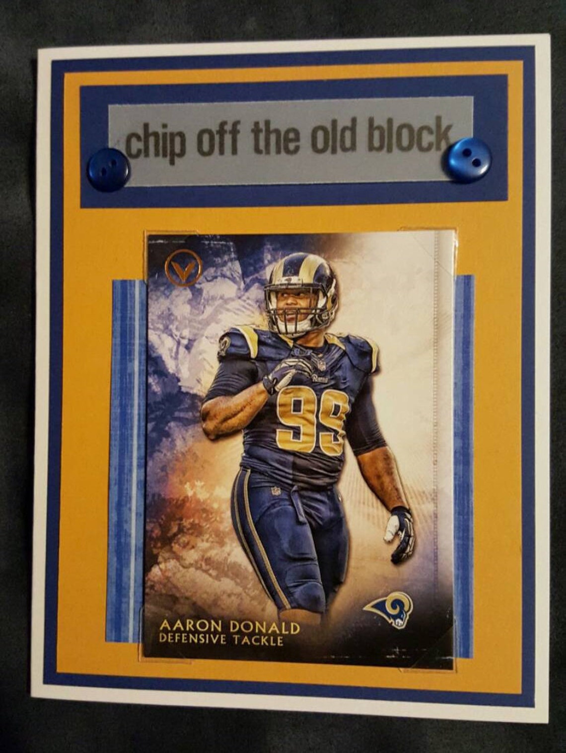 Los Angeles Rams Birthday Card With Tyler Higbee on a Detachable ...