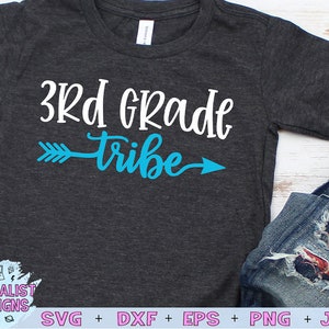 3rd Grade Tribe SVG, 3rd Grade Svg, Student Svg, Grade School Svg, Iron ...