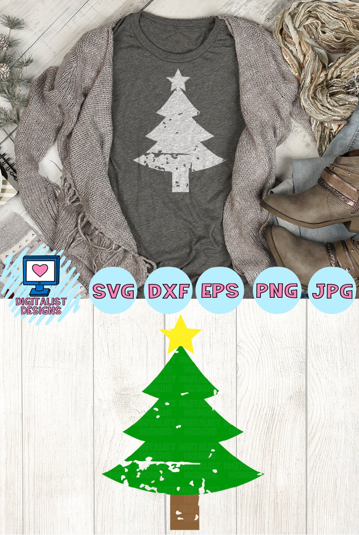 Christmas Tree Svg Merry Christmas Svg Christmas Tree - Etsy