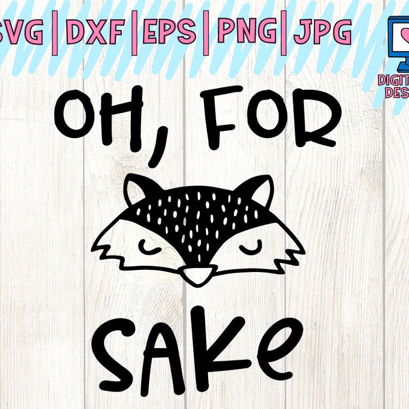 For Fox Sake Svg - Etsy