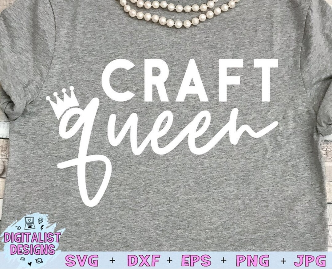 Crafting, Craft Queen Svg, Sublimation, Cricut, Funny Svg, Quote Svg ...