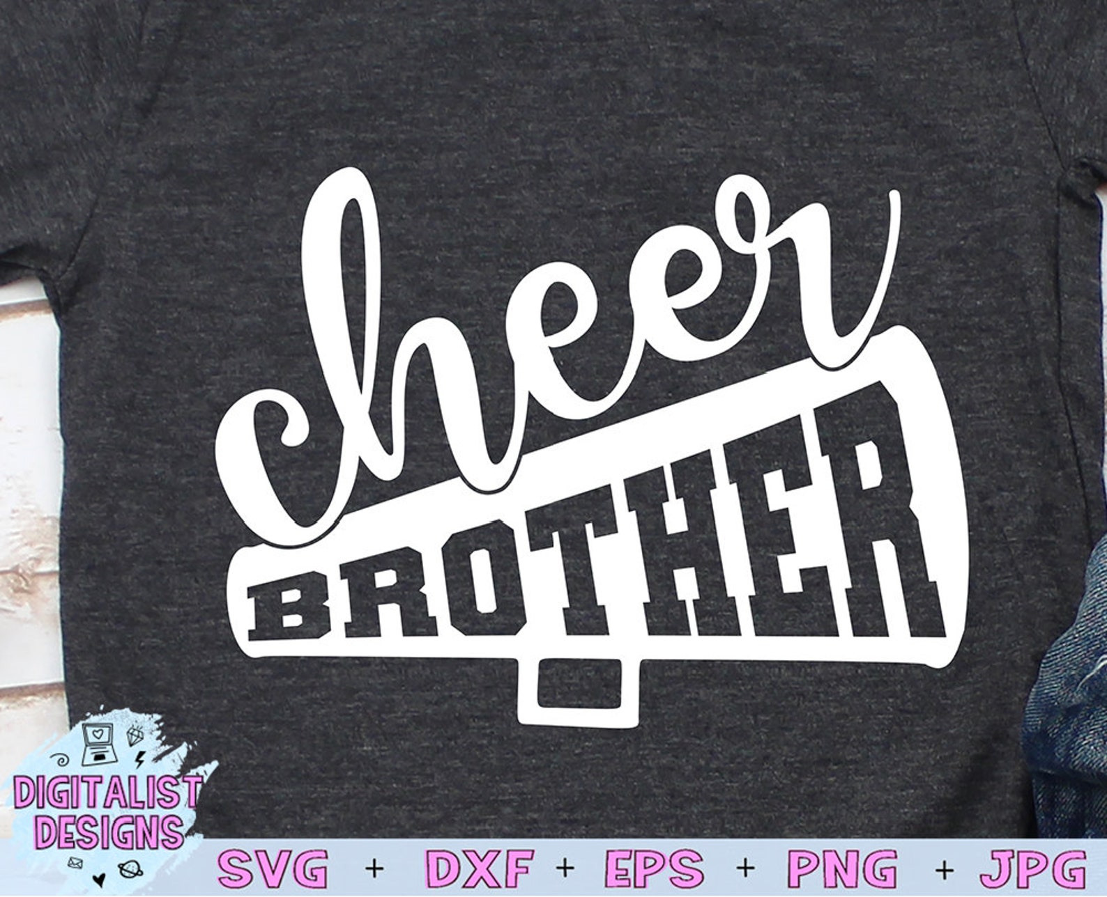 Cheer Svg Cheer Brother Cheer Shirt Cricut Cut File - Etsy