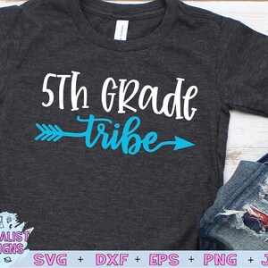 5th Grade Tribe SVG, 5th Grade Svg, Student Svg, Grade School Svg, Iron ...
