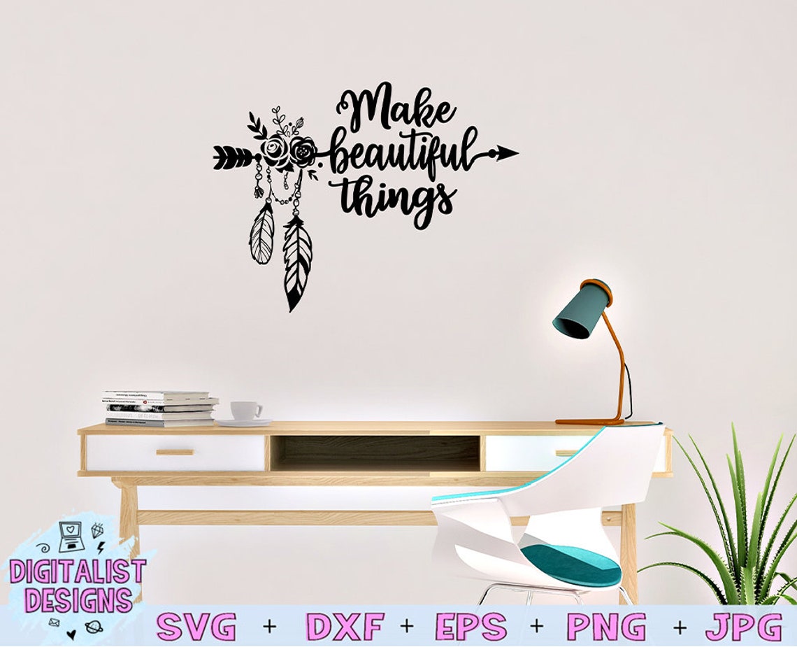 Crafting Svg Make Beautiful Things Svg Sublimation Cricut - Etsy