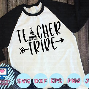 Teacher Tribe Svg, Teacher Svg, School Svg, Printable, Cut File ...