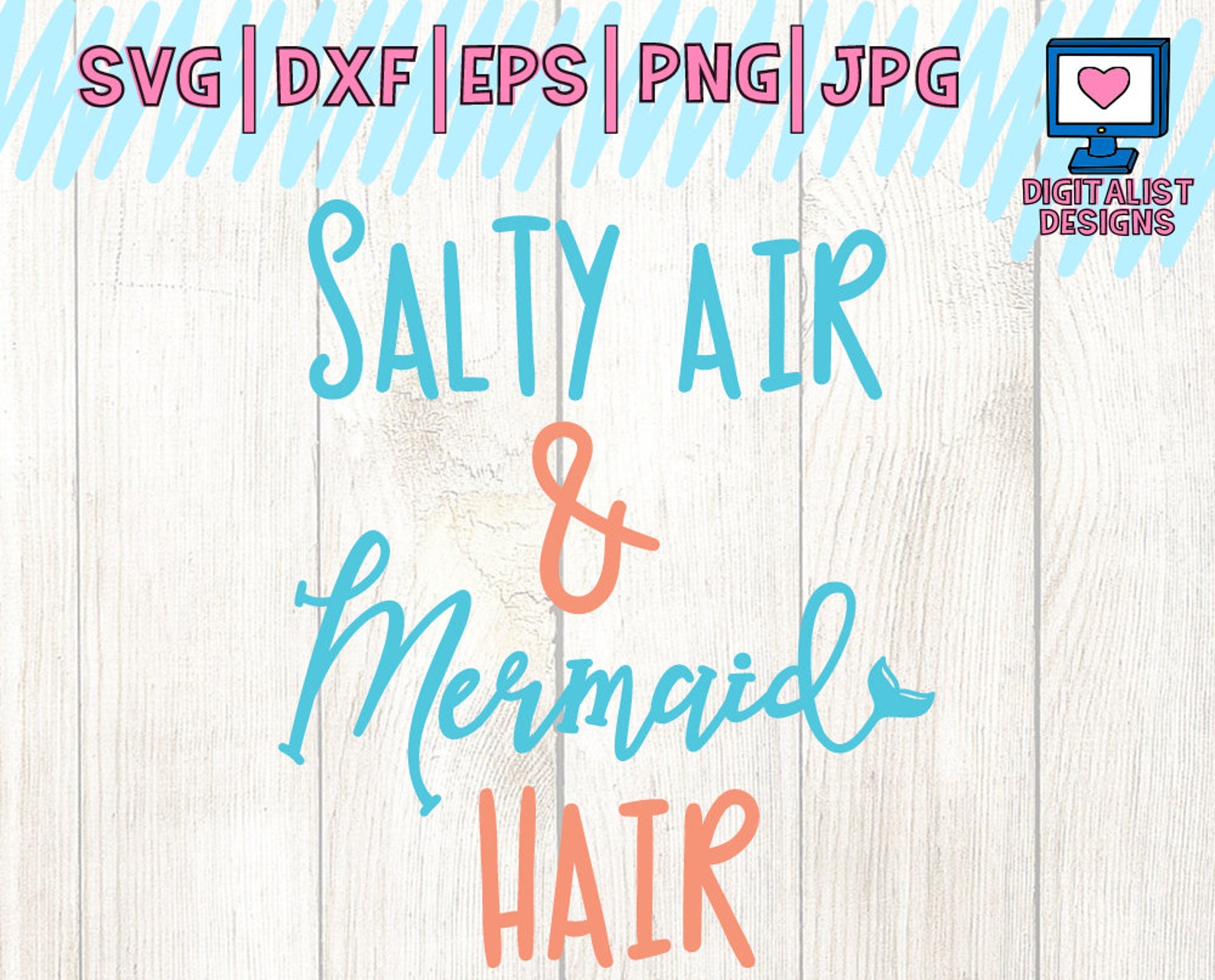 Mermaid Svg Mermaid Hair Mermaid Tail Svg Mermaid Tale Svg | Etsy