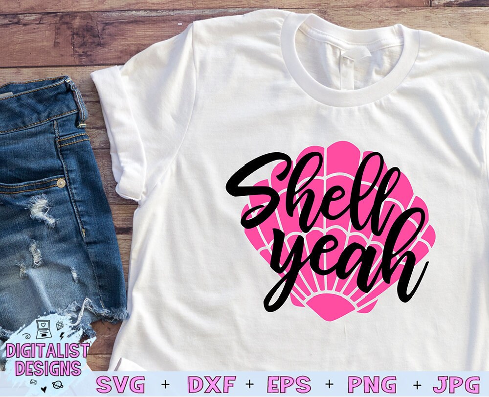 Visual Arts shell svg silhouette beach svg seashell svg dxf summer svg ...