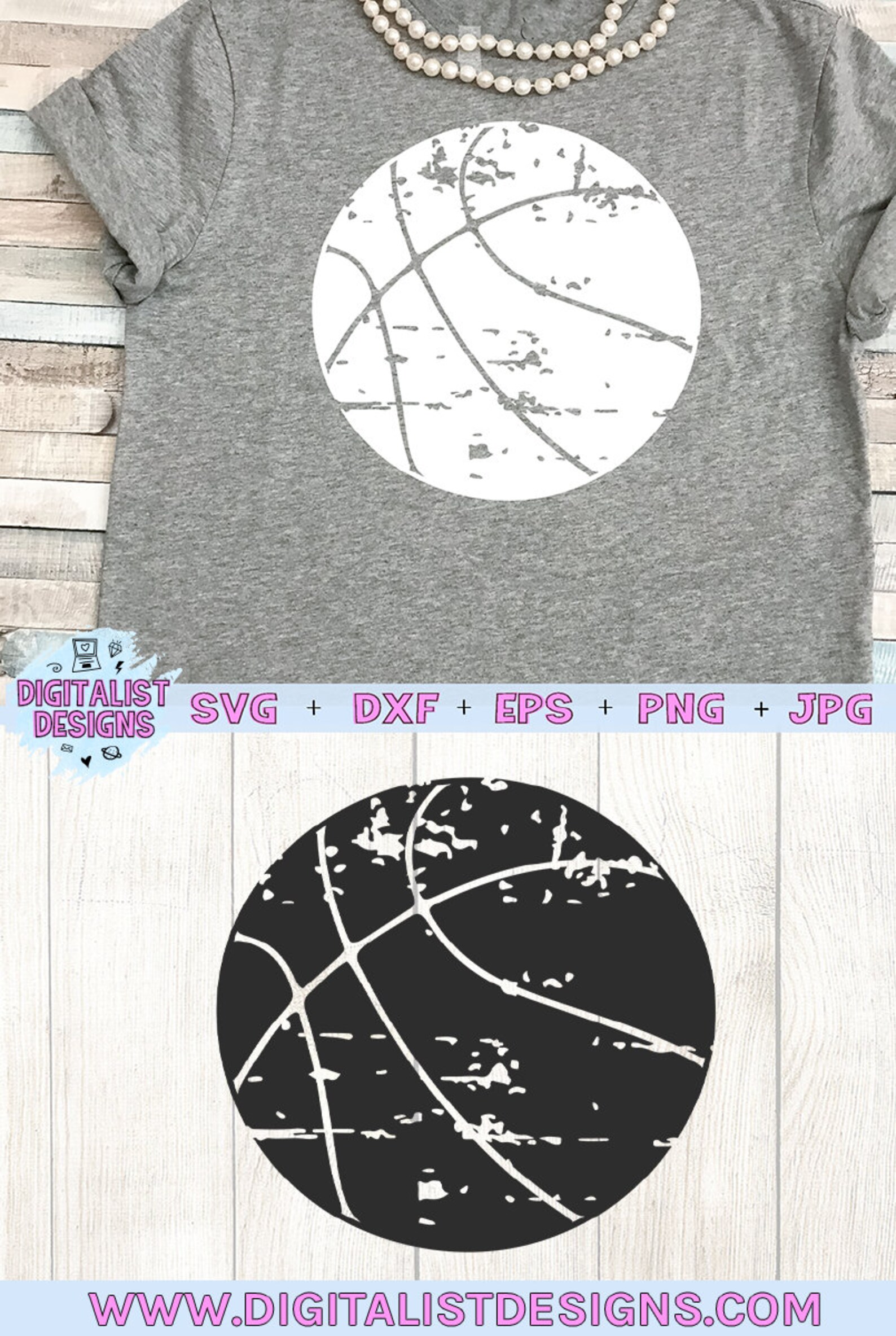 Basketball Svg Distressed Svg Basketball Clipart Basketball - Etsy