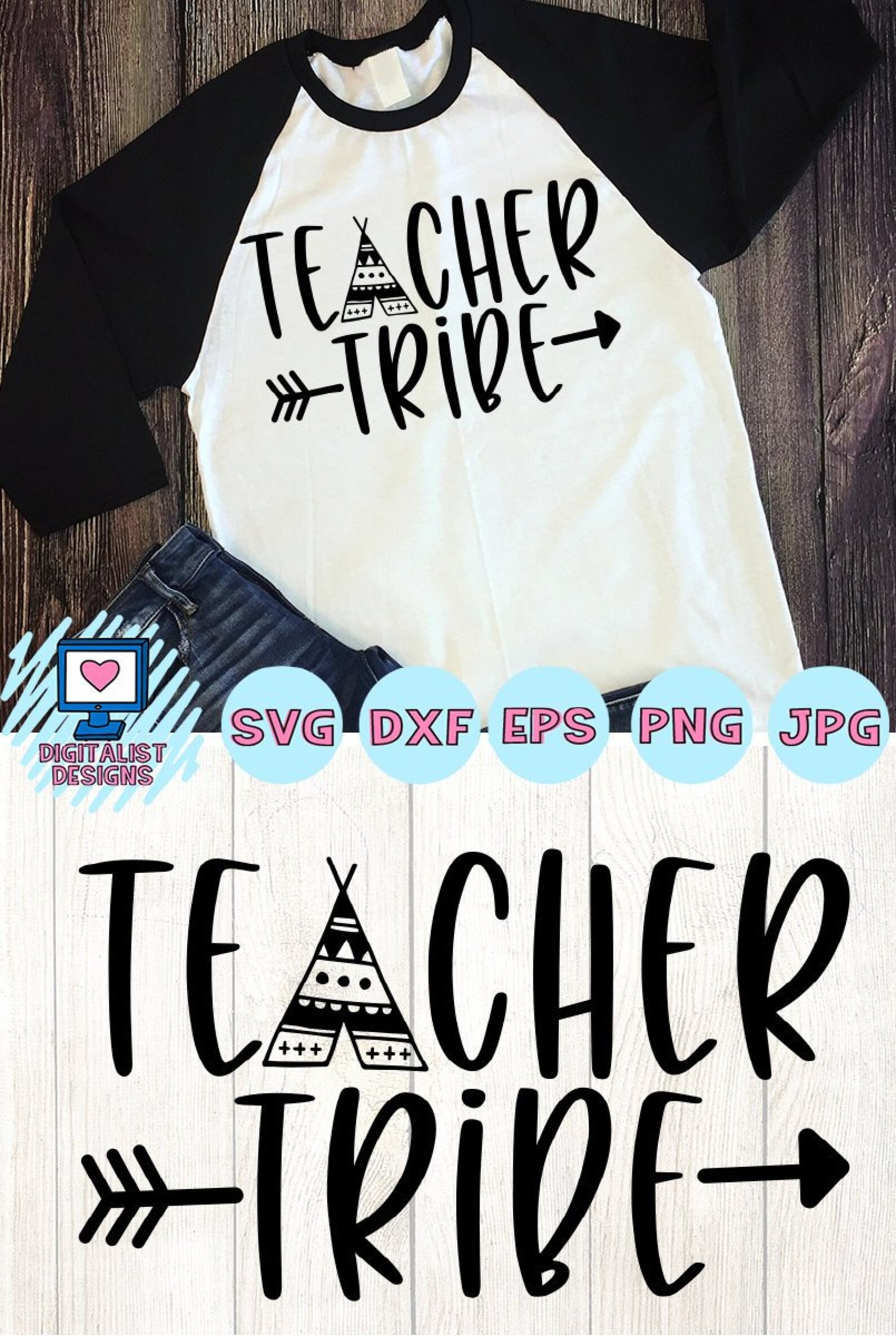 Teacher Tribe Svg Teacher Svg School Svg Printable Cut - Etsy
