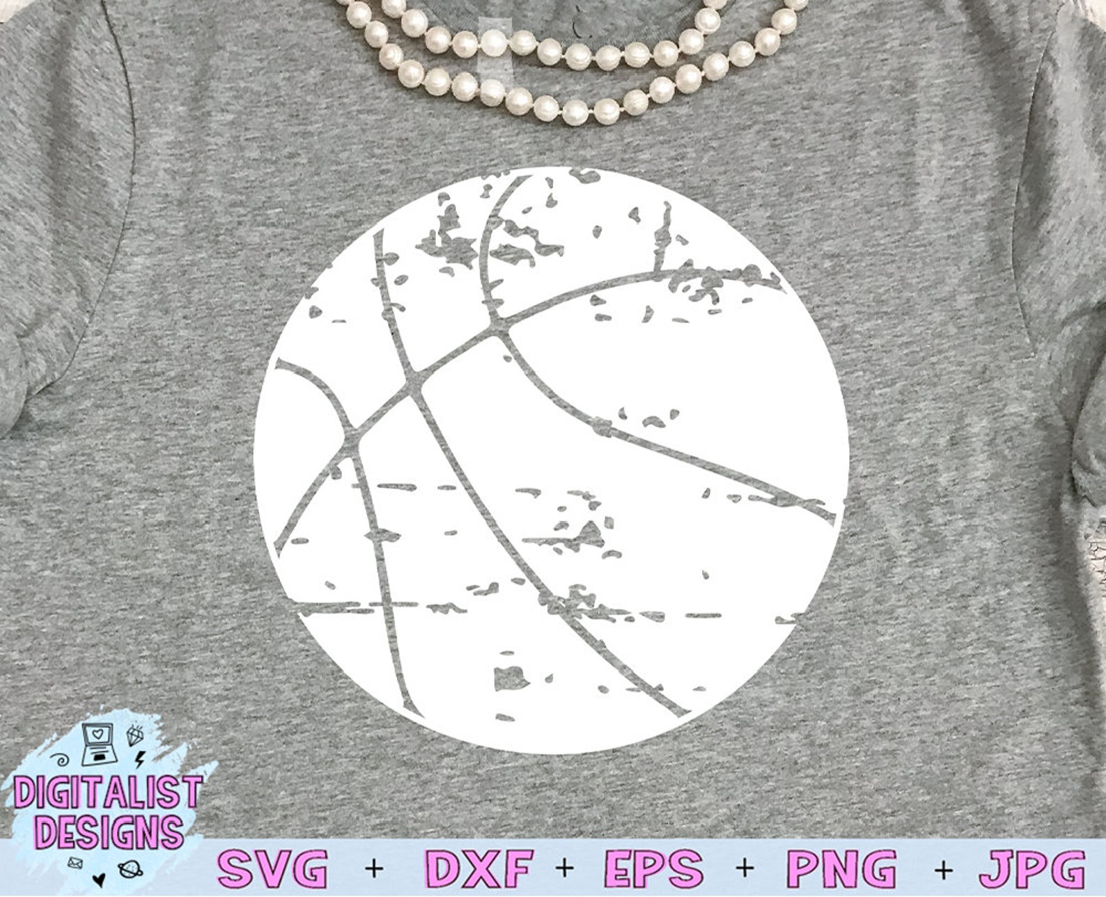Basketball Svg Distressed Svg Basketball Clipart Basketball - Etsy