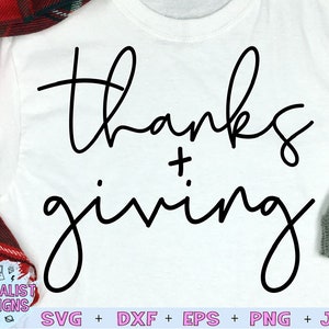 Thanks Giving Svg, Thanks Svg, Thanksgiving Svg, Svgs for Cricut Design ...