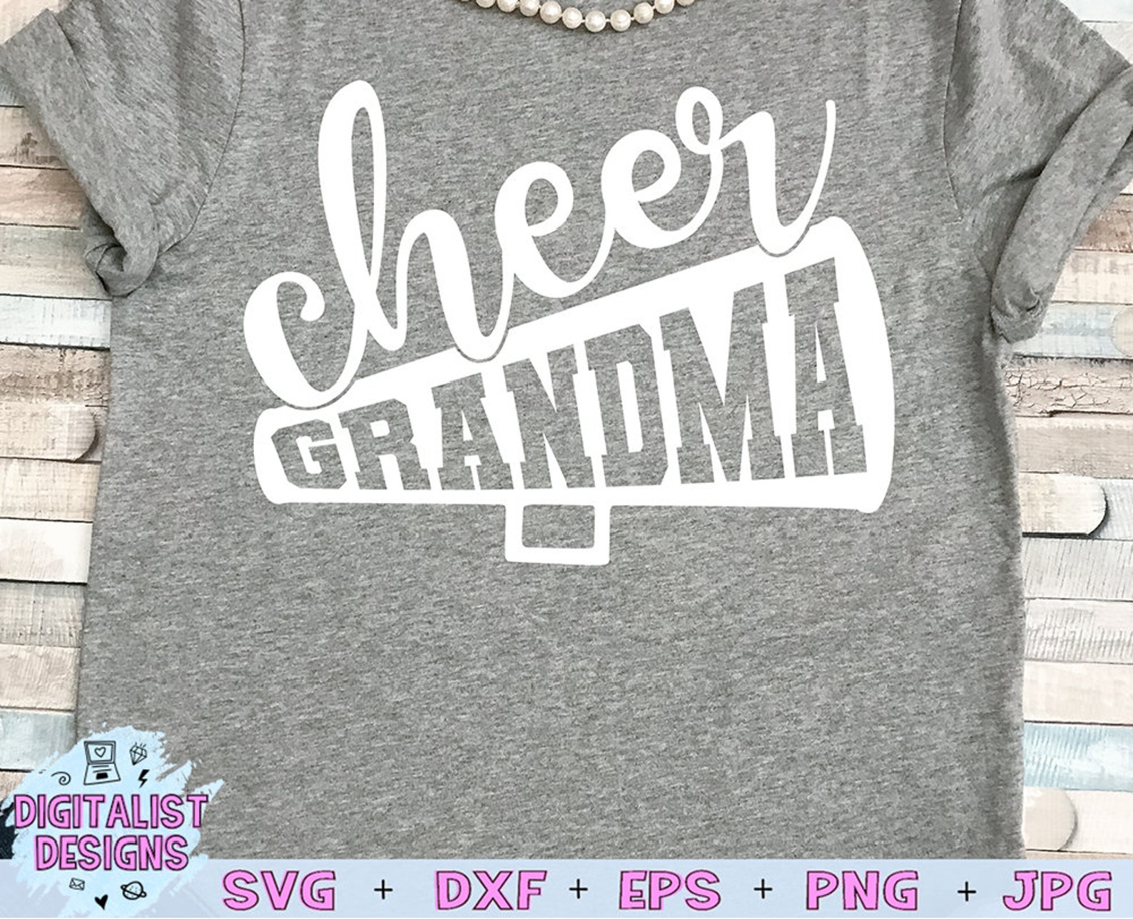 Cheer Svg Cheer Grandma Cheer Shirt Cricut Cut File - Etsy