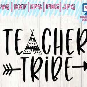 Teacher Tribe Svg, Teacher Svg, School Svg, Printable, Cut File ...