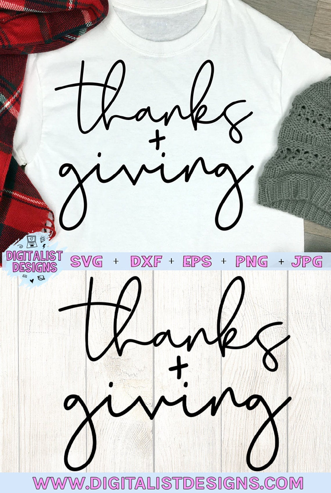 Thanks Giving Svg Thanks Svg Thanksgiving Svg Svgs for - Etsy