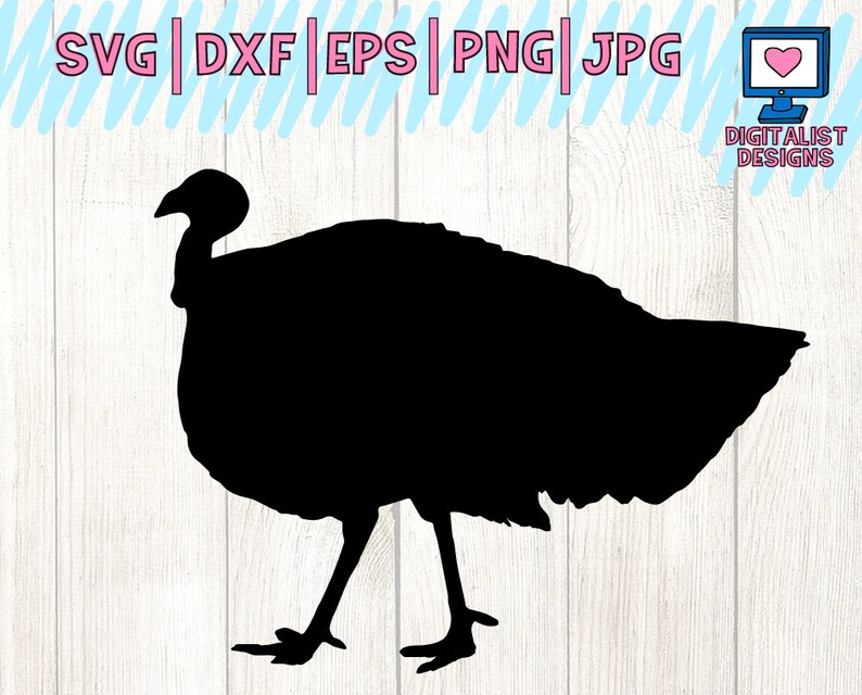 Turkey SVG Thanksgiving Nature Animal Forest Bird Cute Cutting - Etsy