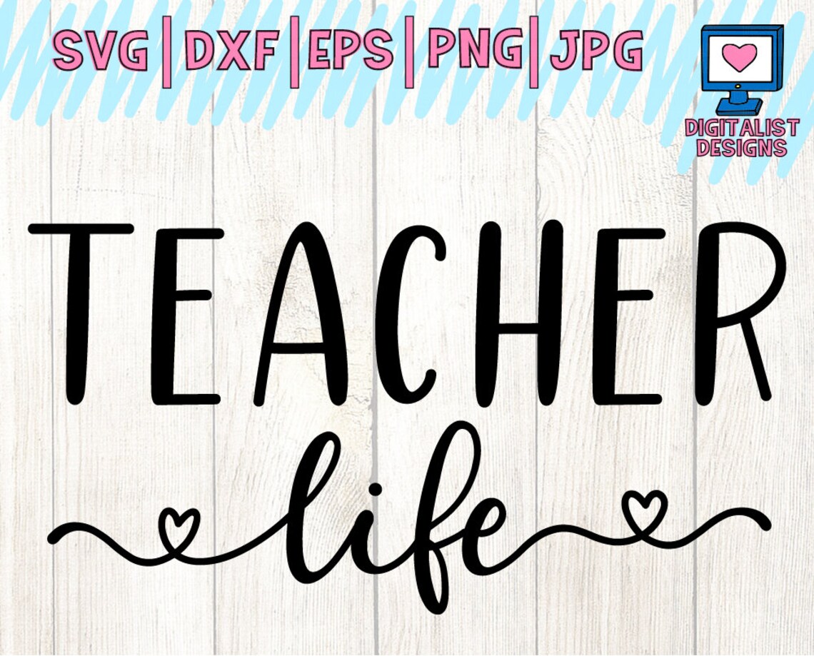 Teacher Svg Teacher Sign Blessed Svg School Svg Printable - Etsy
