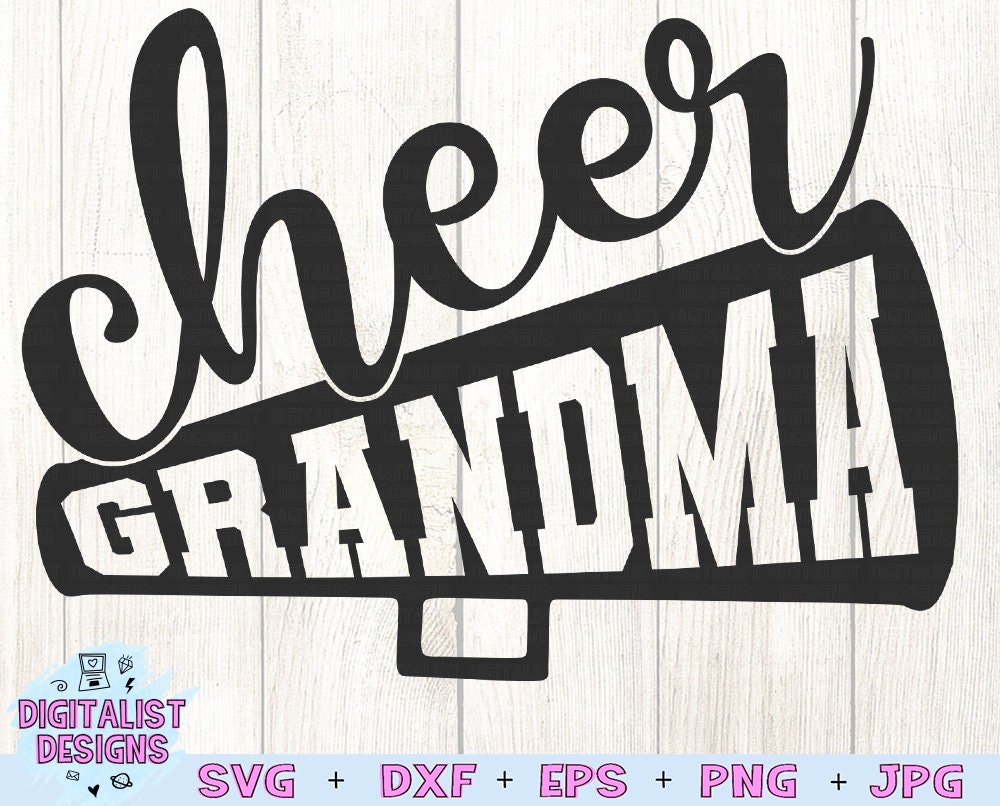 Cheer Svg Cheer Grandma Cheer Shirt Cricut Cut File - Etsy