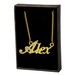 ALEX Gold Plated Name Necklace & Name Bracelet Gift Set Personalized ...