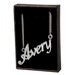 Name Necklace Avery Gold Plated 18ct Personalised Necklace - Etsy