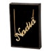 Name Necklace Nadia - Gold Plated 18ct Personalised Necklace With ...