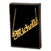 Name Necklace Michelle Gold Plated 18ct Personalised Necklace With ...