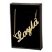 Name Necklace Layla Gold Plated 18ct Personalised Necklace With ...