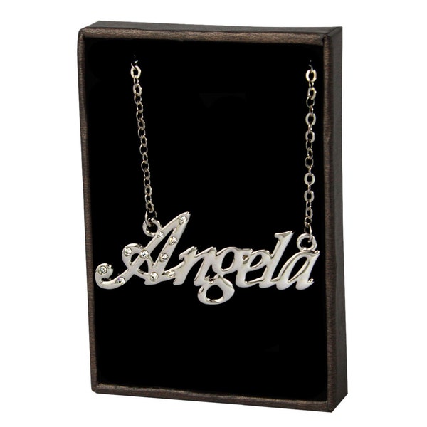 Angela White Necklace - Etsy