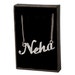 Name Necklace Neha Gold Plated 18ct Personalised Necklace With ...