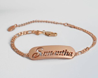 Name Necklace Petra Gold Plated 18ct Personalised Necklace - Etsy