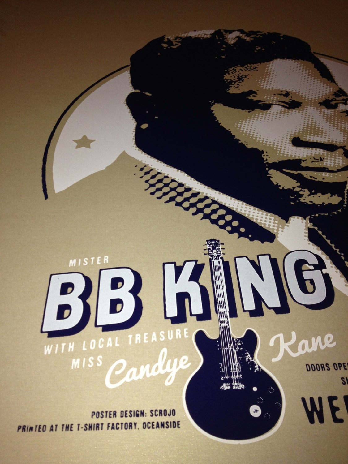 BB King SHOW POSTER limited Edition Suitable for Framing 17.5 X 22 - Etsy