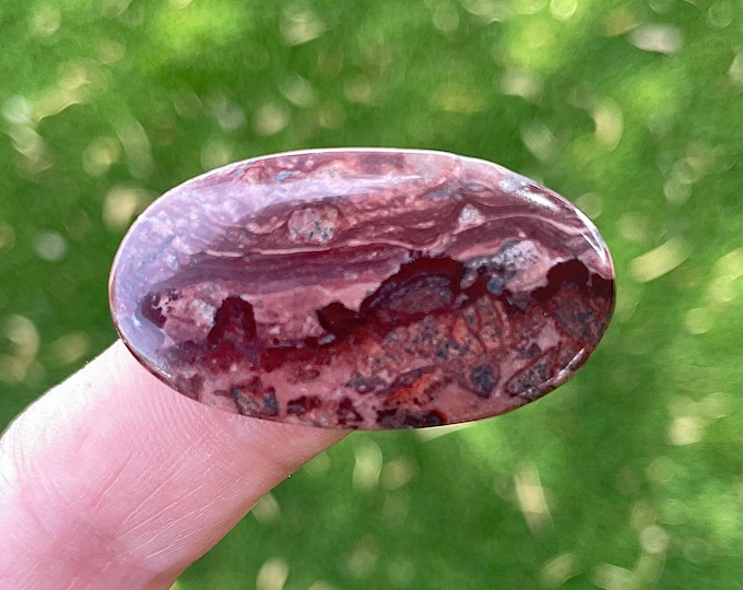 Video, Apache Sage Rhyolite Landscape Cabochon - Etsy