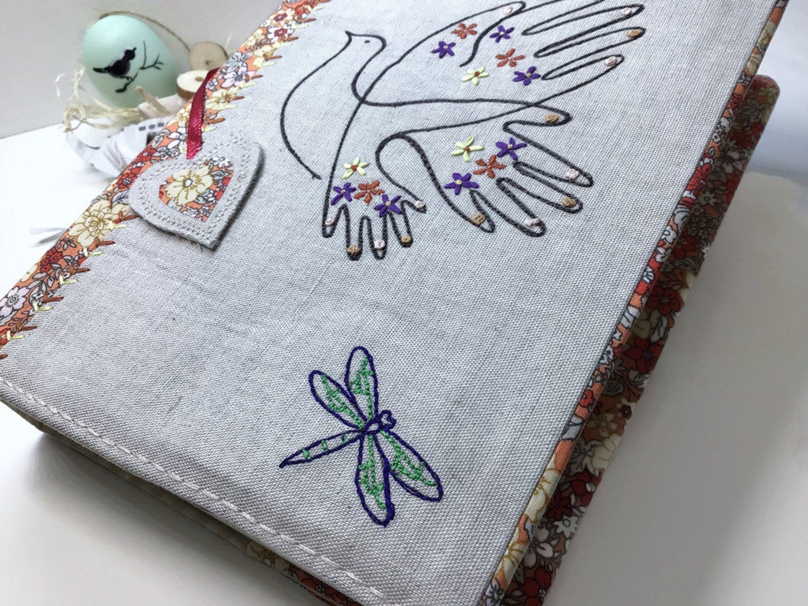 Dove Hands Book Cover Dove Bible Cover Peace Dove Cover - Etsy