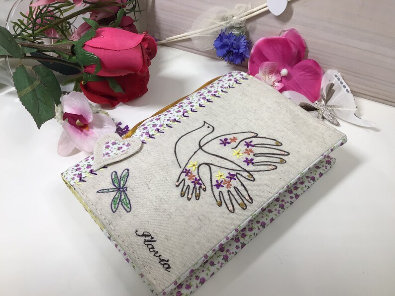 Dove Hands Book Cover Dove Bible Cover Peace Dove Cover - Etsy