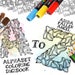 Printable Adult and Kids Alphabet Coloring Book / 36 Letters and ...