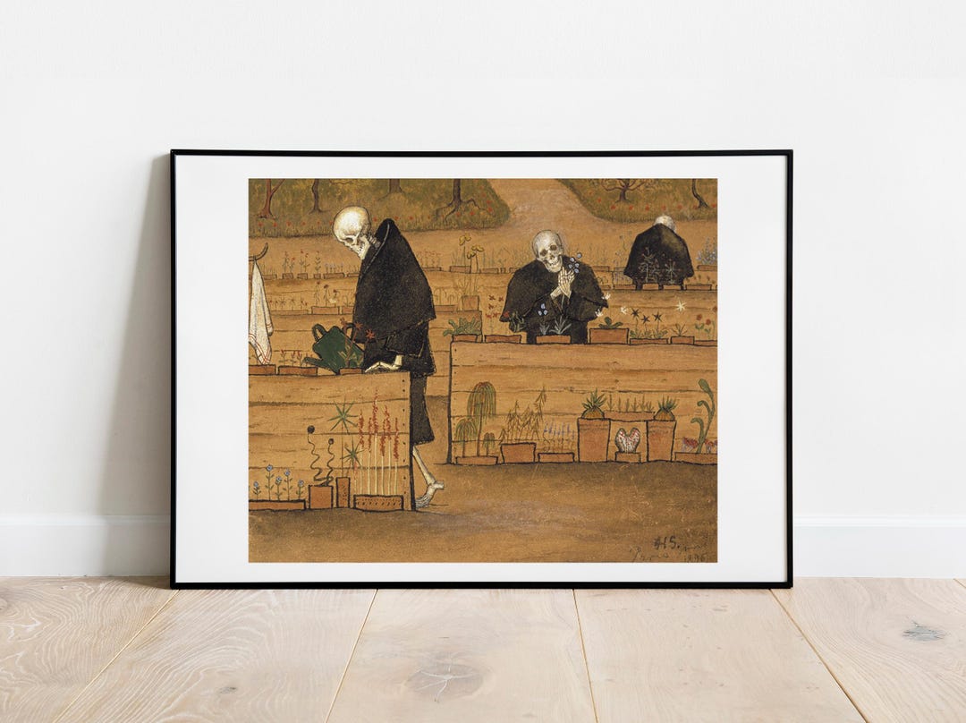 Simberg the Garden of Death Home Decor Gallery Wall Art Classic Poster ...