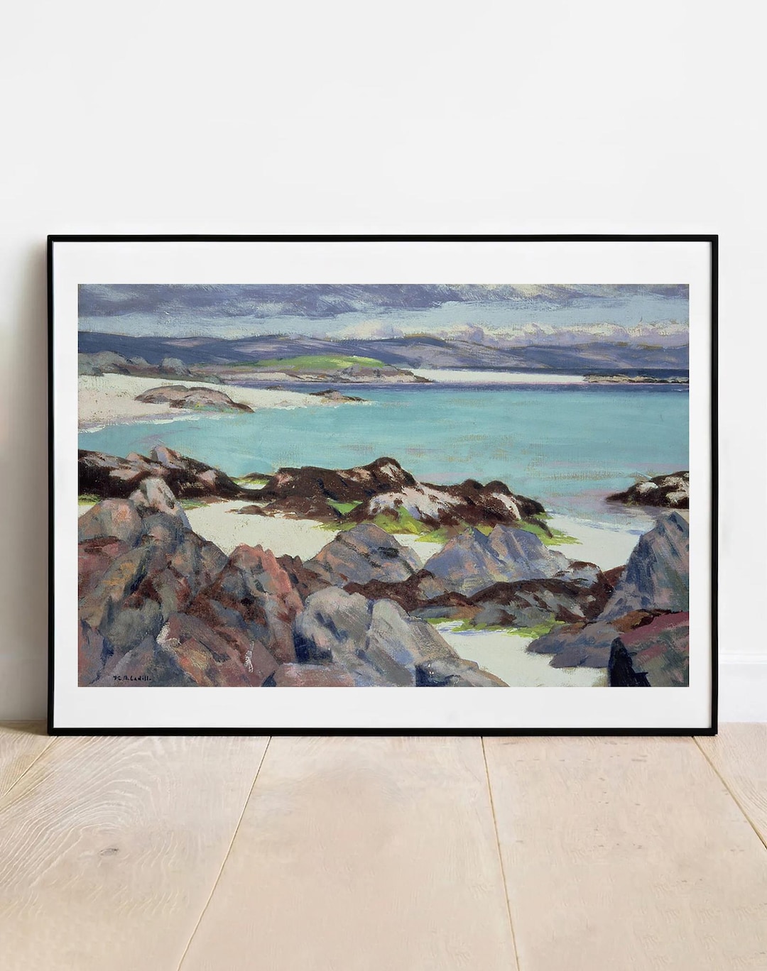 Cadell Iona, the East Bay Scotland Vintage Art Print: Scottish Island ...