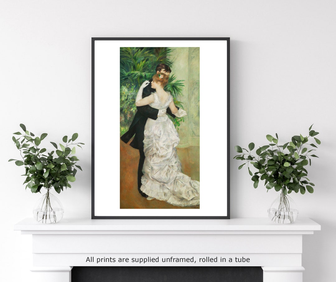 Renoir Dance in Town Home Decor Gallery Wall Art Classic Poster Art ...