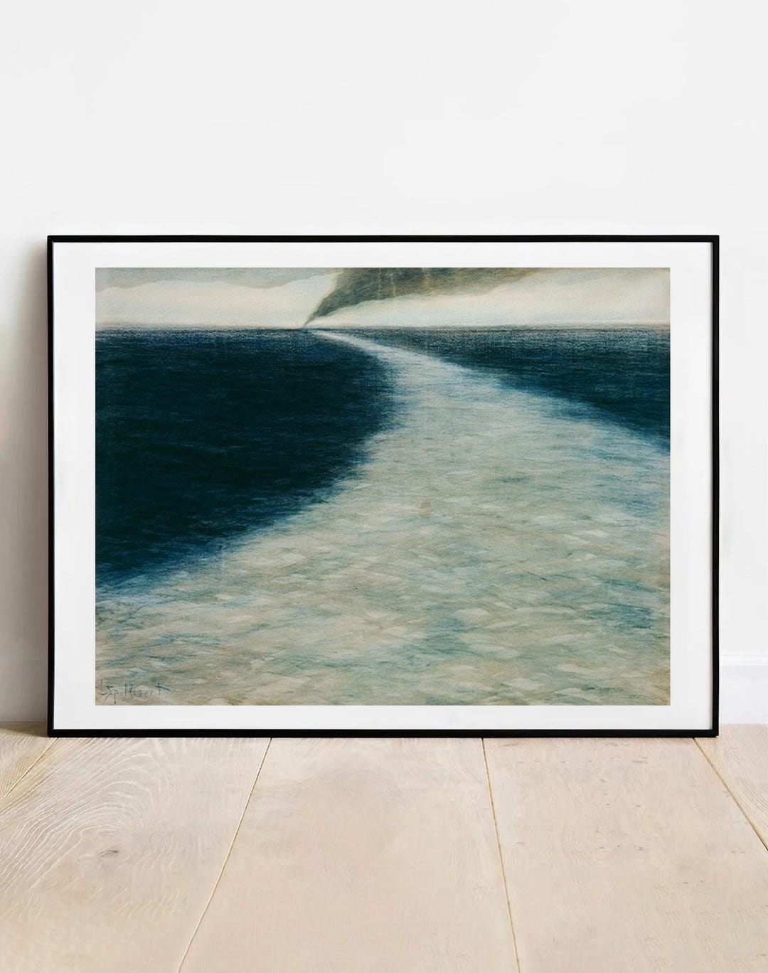 Leon Spilliaert Sea With Wake Print: Vintage Coastal Art, Gallery Wall ...