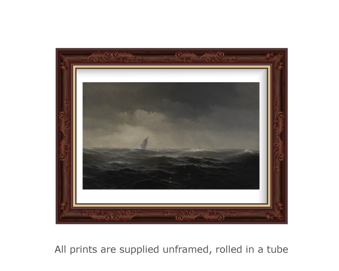 Moran the Sea 1870 Gallery Wall Art Print Vintage Poster Art Famous ...