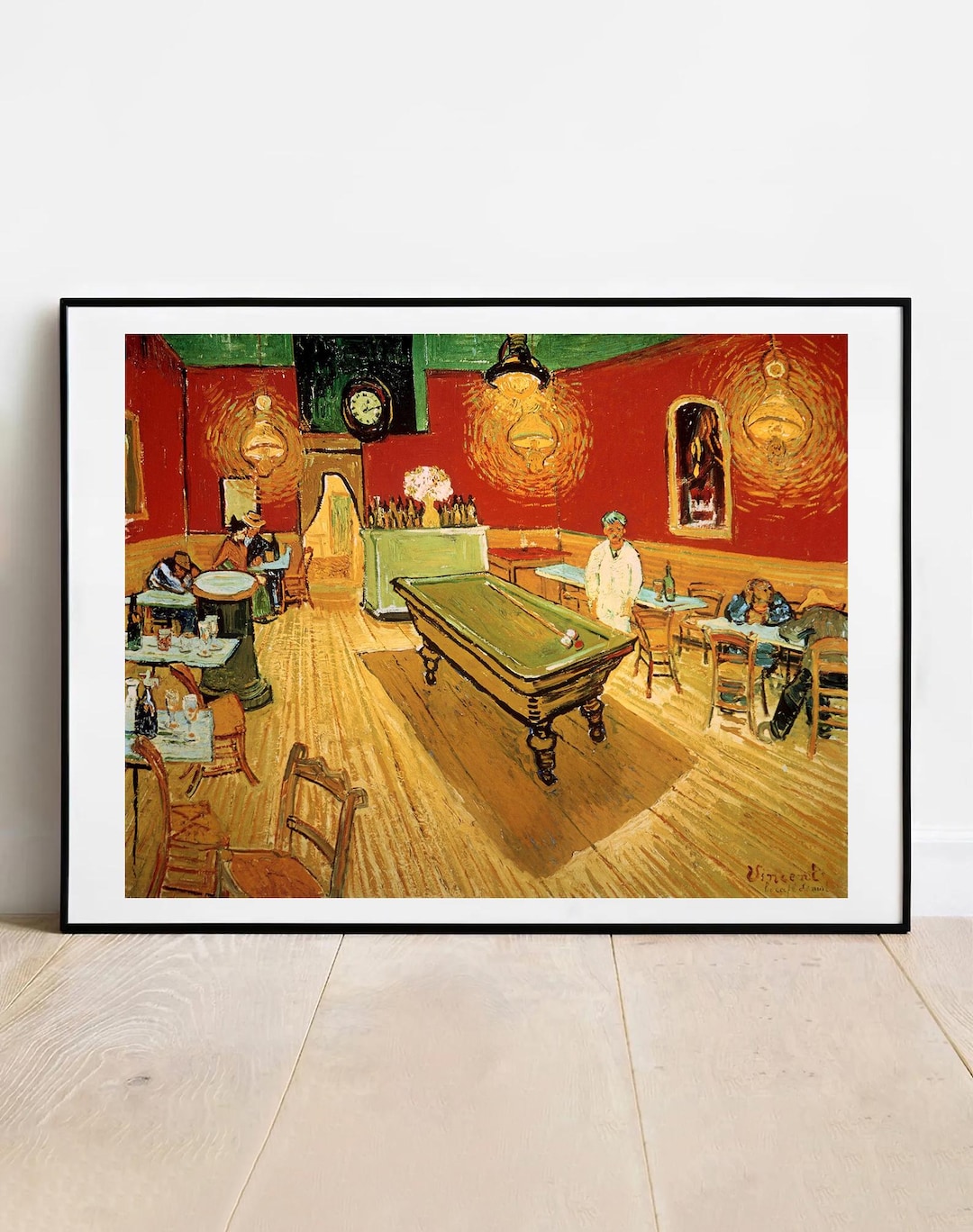 Van Gogh the Night Cafe Print - Vintage Impressionist Wall Art - Etsy